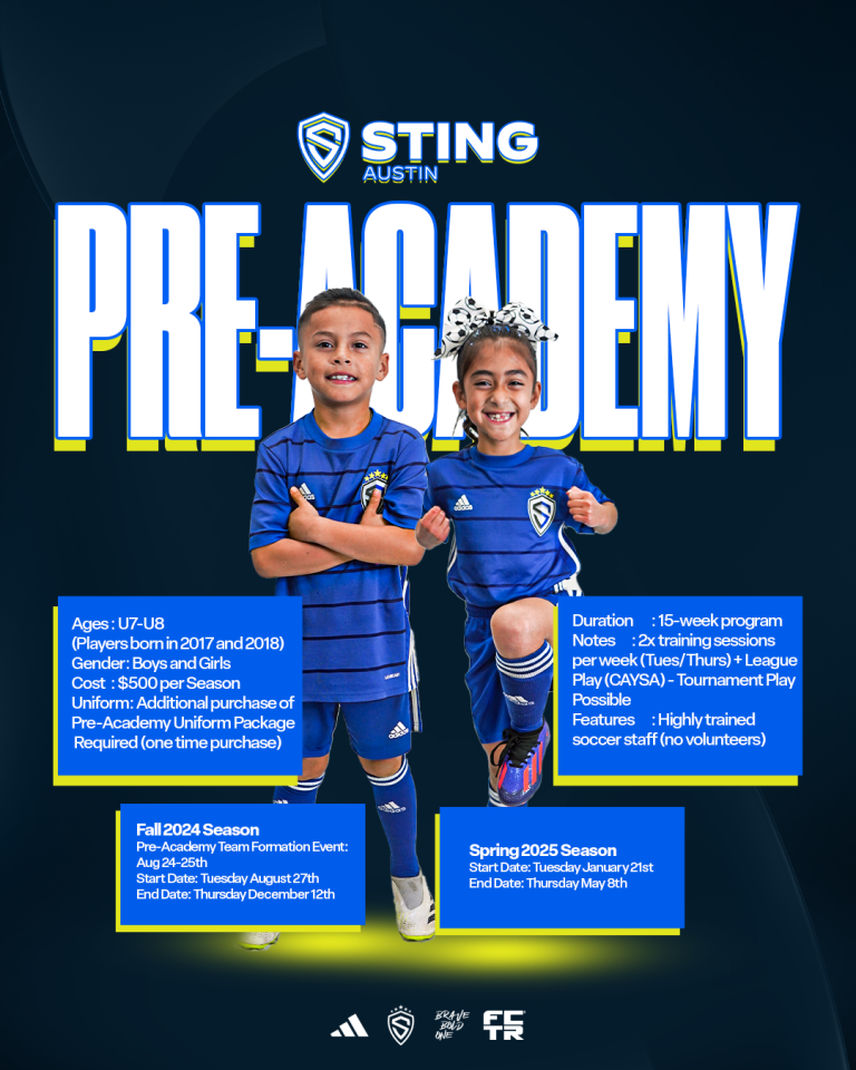 Pre Academy - Austin Sting Soccer
